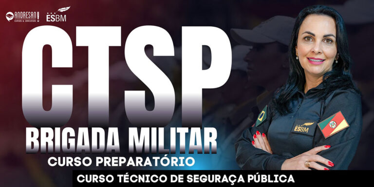 Curso Preparatório ao Curso Técnico de Segurança Pública (CTSP) - ESBM